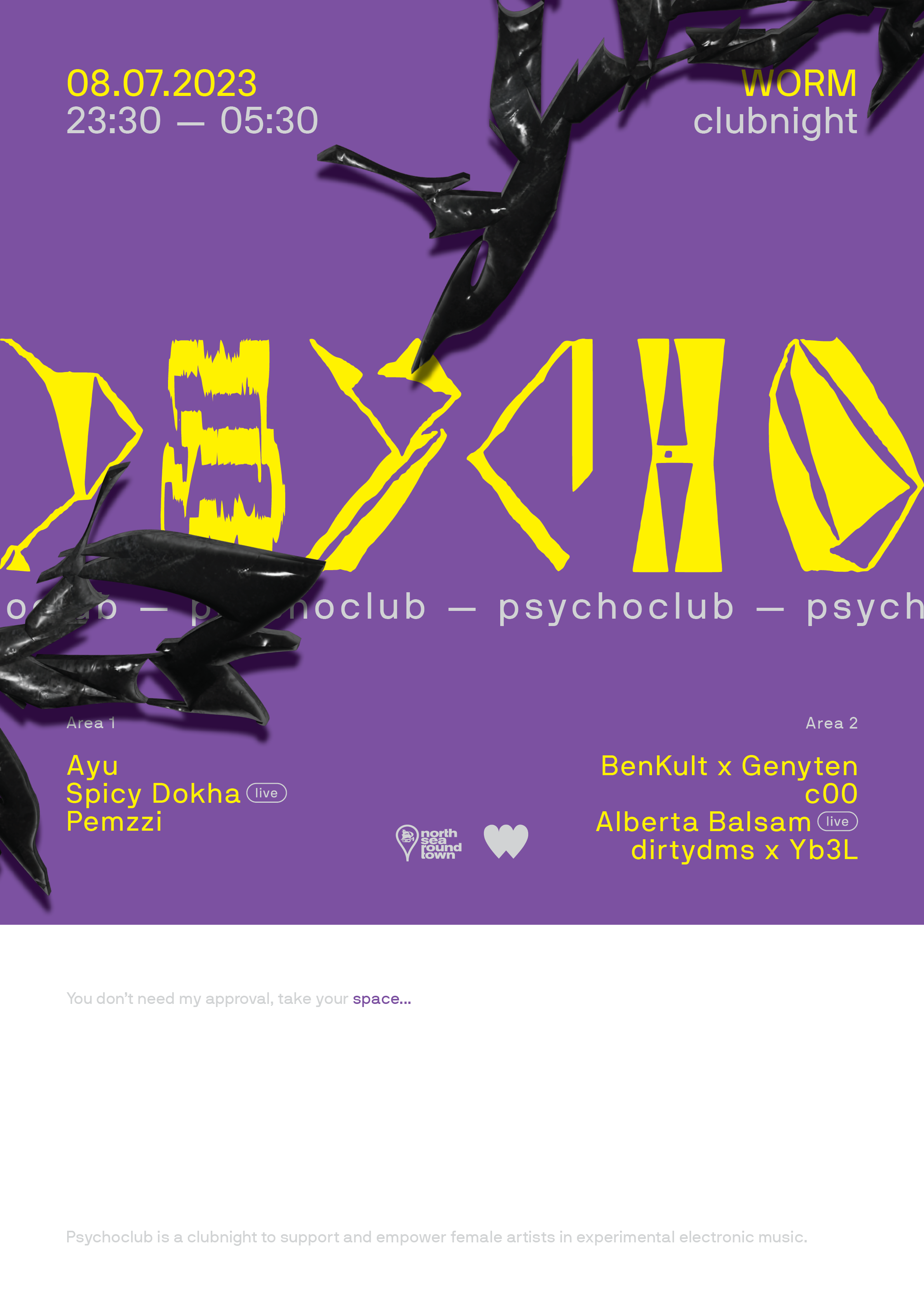 PSYCHO CLUB #2 - Worm - A Rotterdam based organisation working at the ...